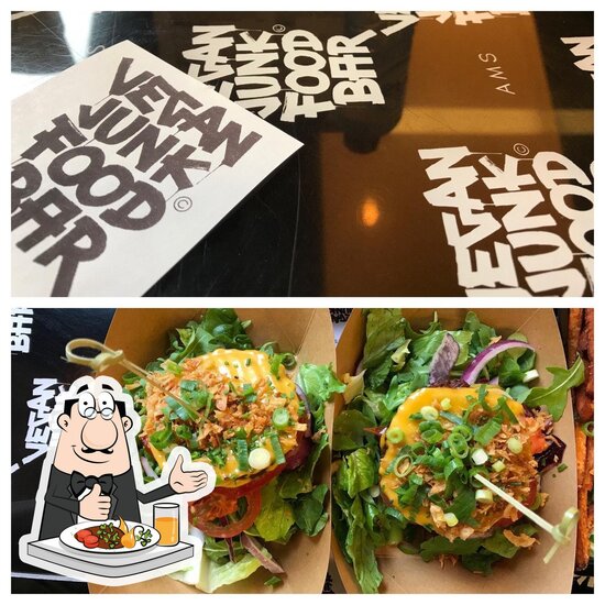 Menu at Vegan Junk Food Bar, Amsterdam, Staringplein 22
