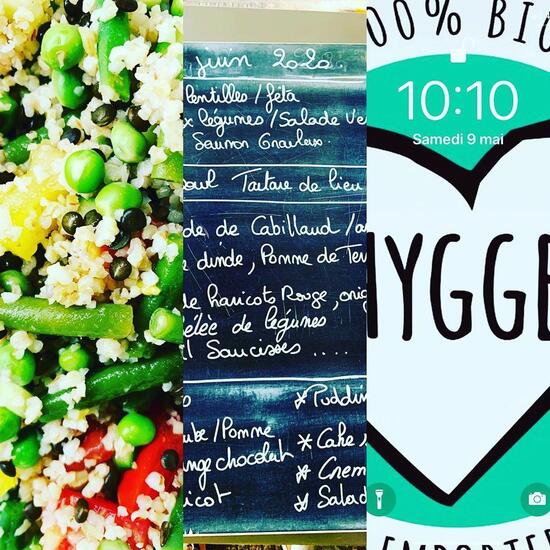 Menu at Hygge restaurant, Avignon