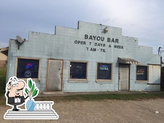 Menu at Bayou Bar, Gonzales, Airline Hwy
