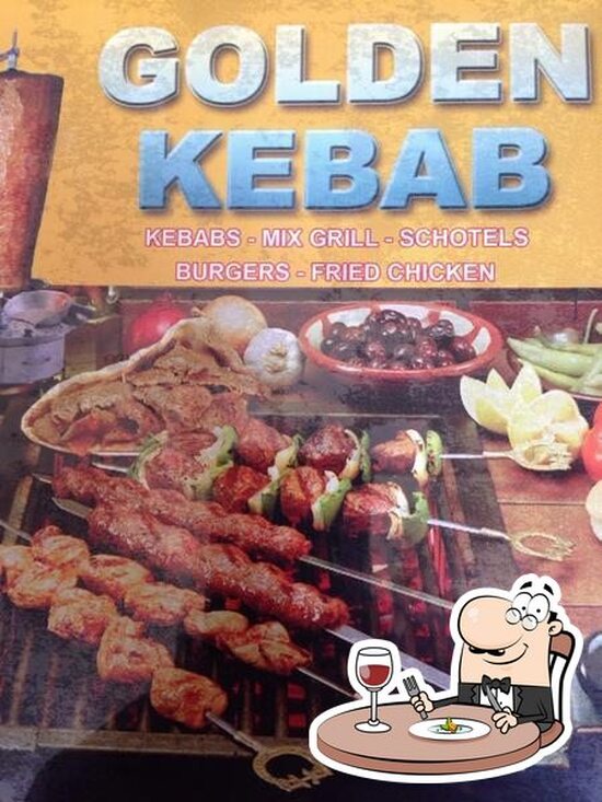 Menu at Golden Kebab, Tiel