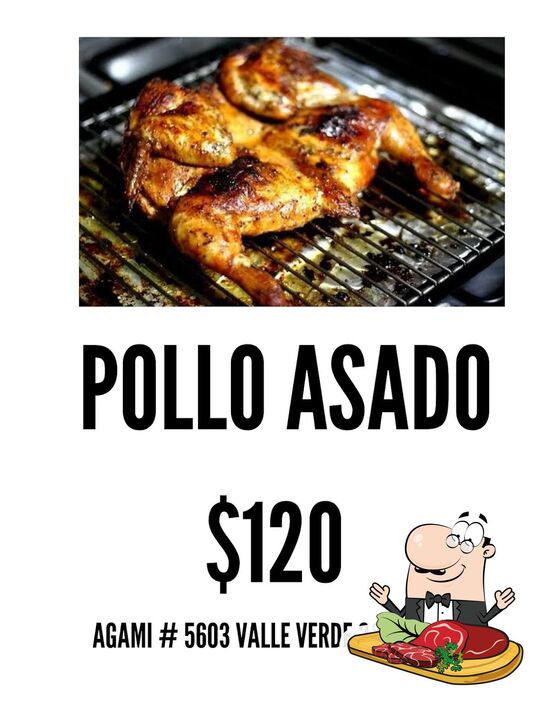 Menu at Pollos Agami restaurant, Monterrey