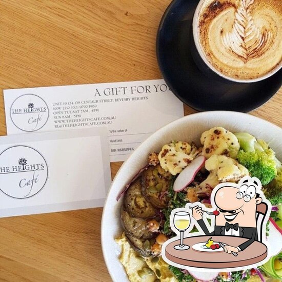 Menu at The Heights Cafe, Revesby Heights