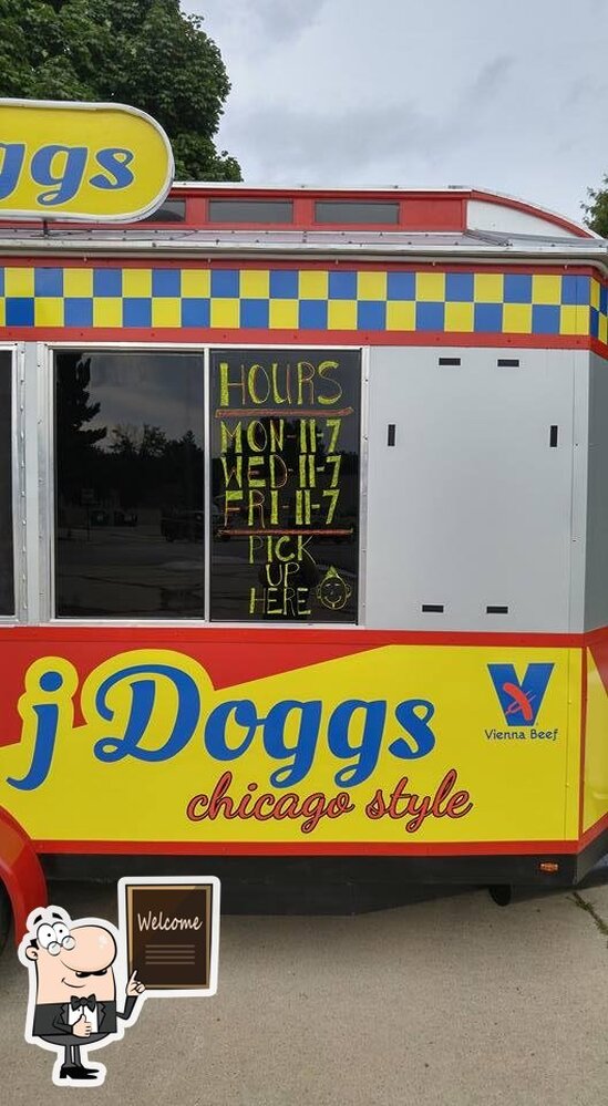 Menu at J Doggs restaurant, Shawano