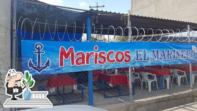 Menu at Mariscos El Marinero restaurant, Hermosillo