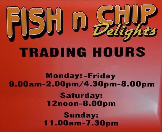 Menu at FISH n CHIP Delights restaurant, North Ward