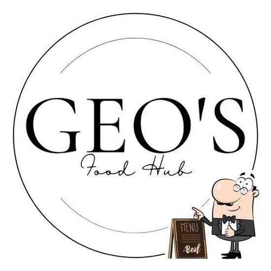 Menu at Geo's Food Hub restaurant, Nasugbu
