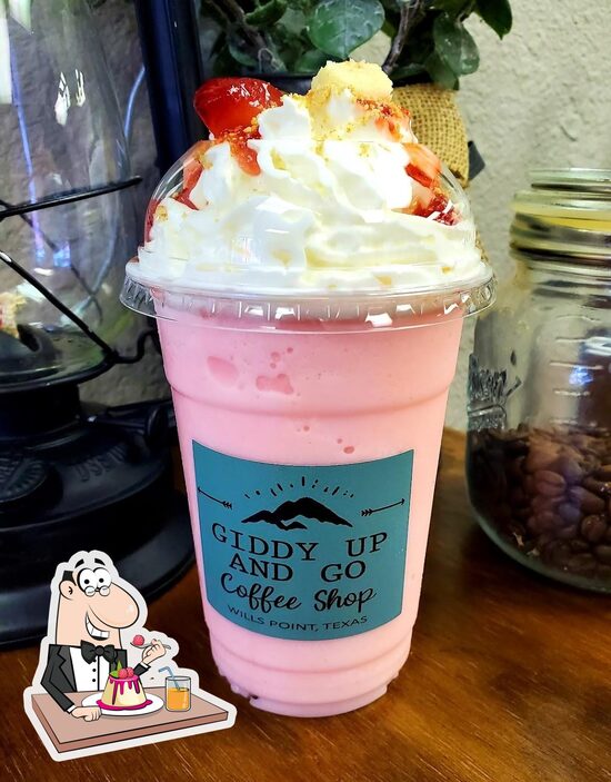 Menu at Giddy Up and Go Coffee Shop, Quinlan