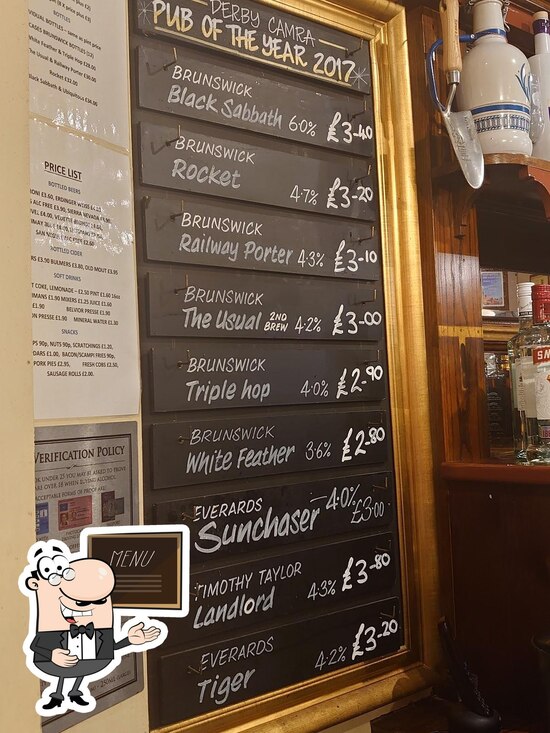 The Brunswick Inn in Derby - Restaurant menu and reviews