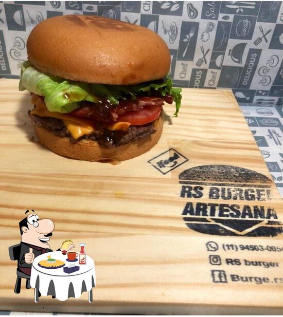 Menu at Rs burger restaurant, Arujá