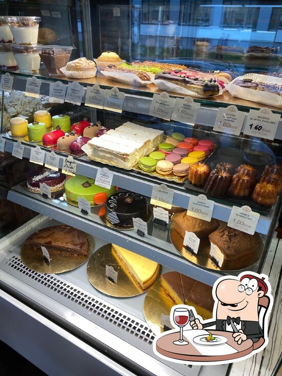 Menu at Boulangerie Thierry cafe, Vilnius, Vilniaus g. 45