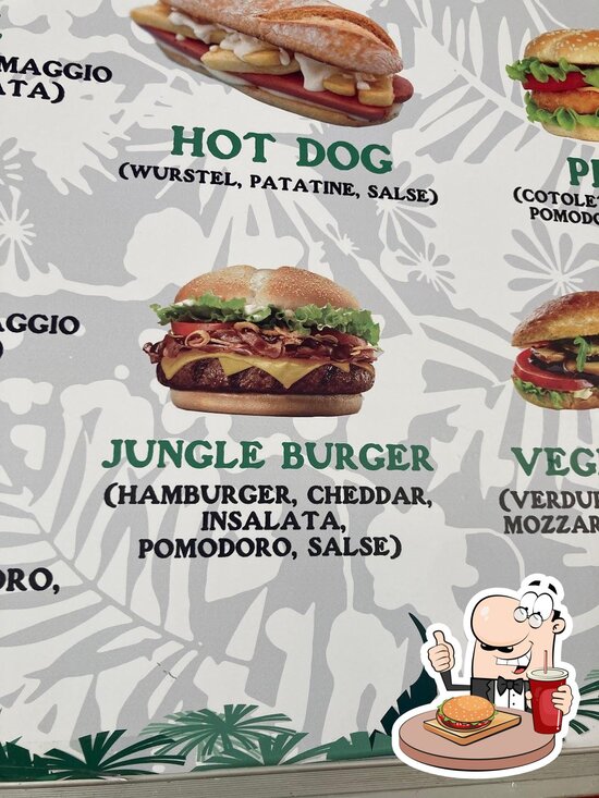 Menu at Jungle Bar, Rivabella