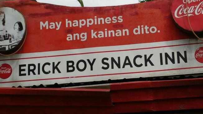 Menu at Erick Boy Snack Inn, Davao City
