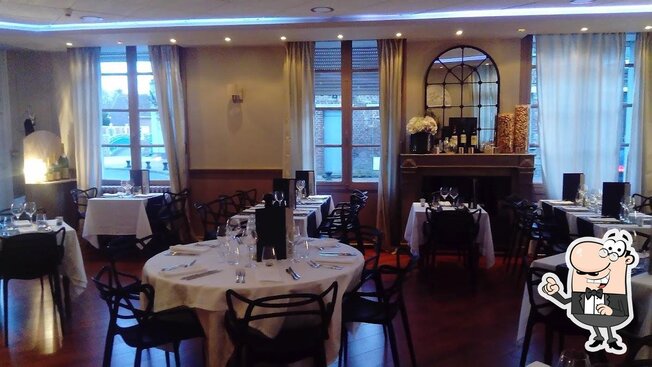 Menu au la caroline restaurant, Corbie