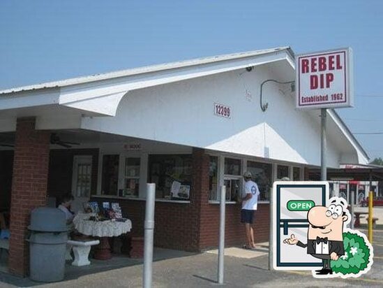 Menu at Rebel Dip restaurant, Gulfport