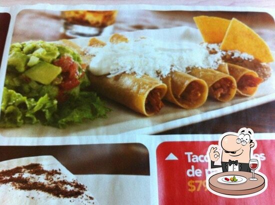 Menu at Vips restaurant, Rosarito