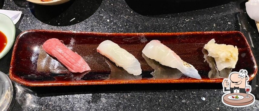 Menu at Sushi Kurotetsuya restaurant, Hanoi