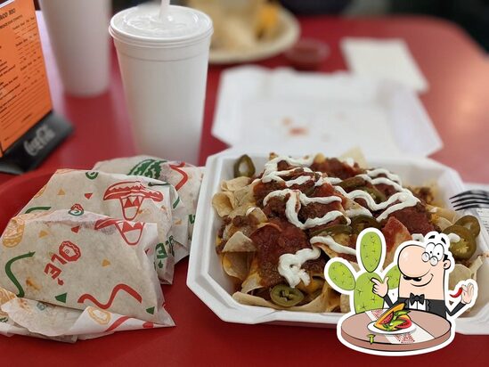 Carta de comida rápida Taco Rio, Wichita, W Douglas Ave