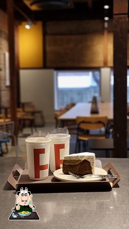 Menu at Fjord cafe, Seoul