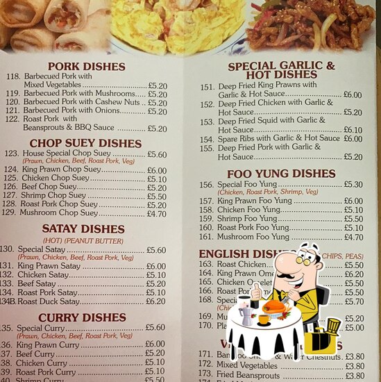 Red Lantern, Lincoln - Restaurant menu, prices and reviews