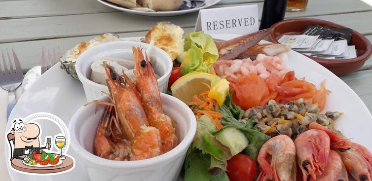 Menu at Seafood at dawn restaurant, East Mersea