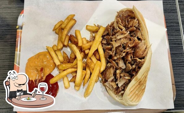 Menu au Dieppe Kebab, Dieppe