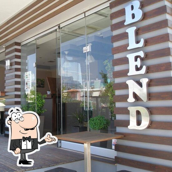 Menu at Blend Cafe, Corinth
