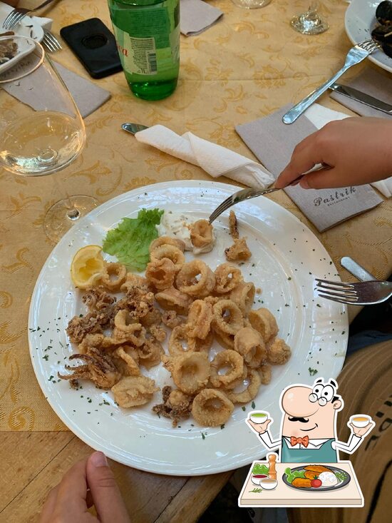 Menu at Restaurant “Pastrik”, Rovinj