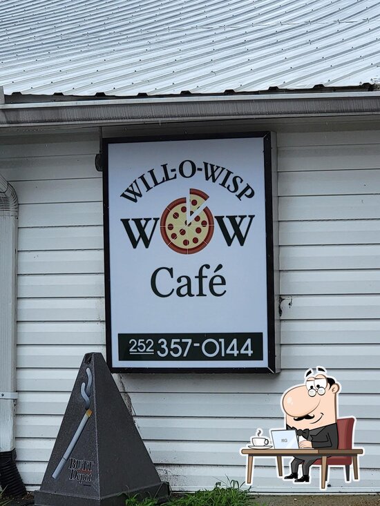 Menu at Will-O-Wisp Café restaurant, Gatesville