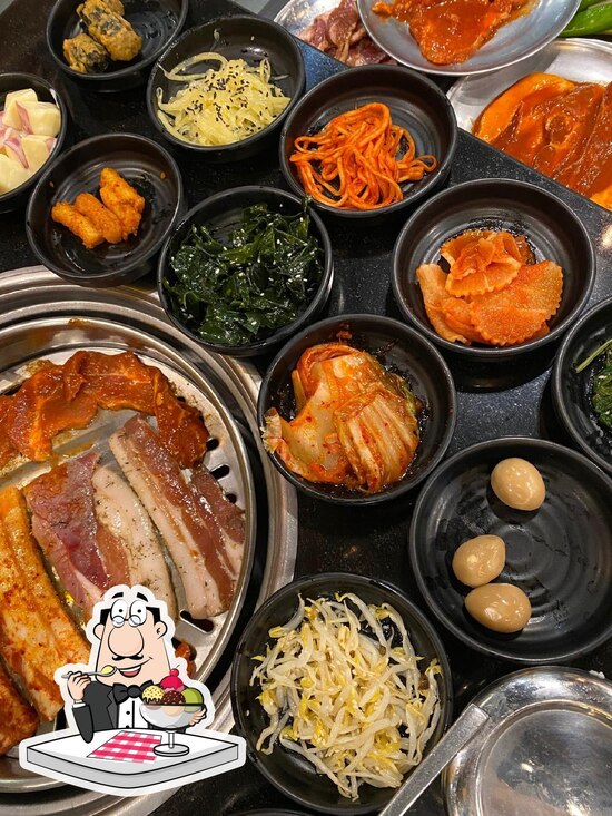 Menu at Hongdae restaurant, Bangkok