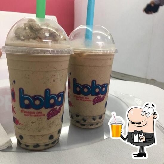 Menu at Boba Shot cafeteria, Acapulco, Av Costera Miguel Alemán 2148