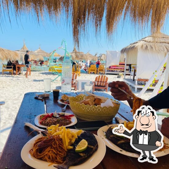 Menu au Havana coco beach restaurant, Ghar El Melh