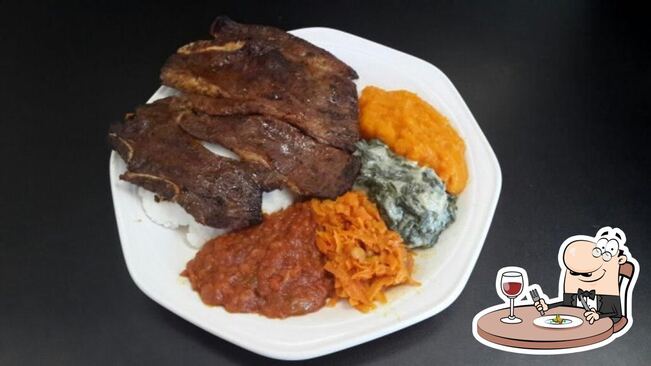 Menu at Spykos Chisanyama restaurant, Johannesburg, Wolmarans Street