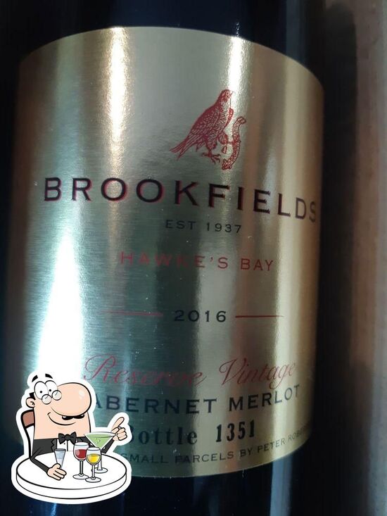 Menu at Brookfields Vineyard restaurant, Napier