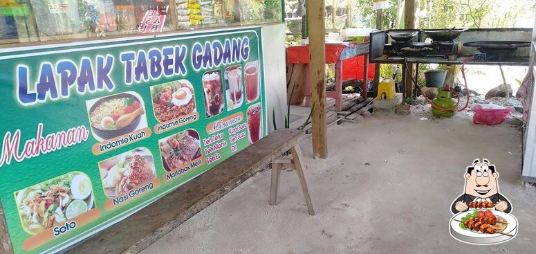Menu at Lapak Tabek Gadang restaurant, Ganggo Hilia