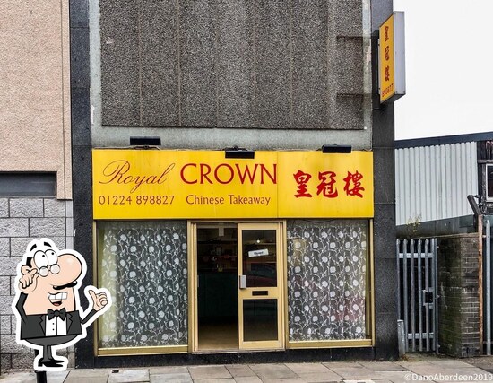 Menu at Royal Crown fast food, Aberdeen
