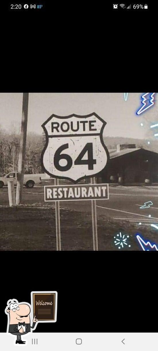 Menu at Route 64 Diner BBQ, Asheboro