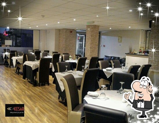 Menu at The KESAR restaurant, Wednesbury