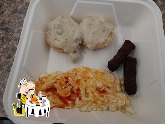 Menu at Nightingale Inn DFAC cafeteria, Scott Air Force Base
