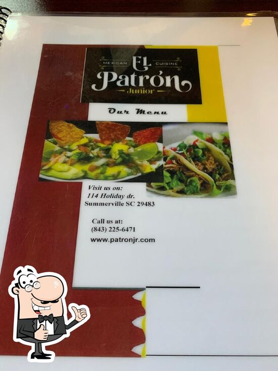 Menu at El Patron Jr. Mexican Cuisine restaurant, Summerville
