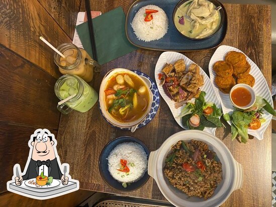 Menu at Thai Basil restaurant, Dublin, 3 Millennium Walkway