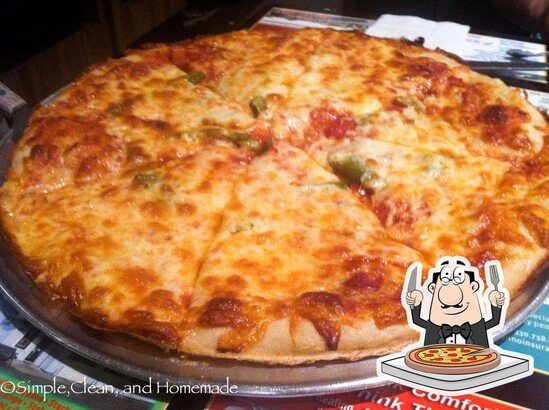 Menu at The Elmton pizzeria, Struthers