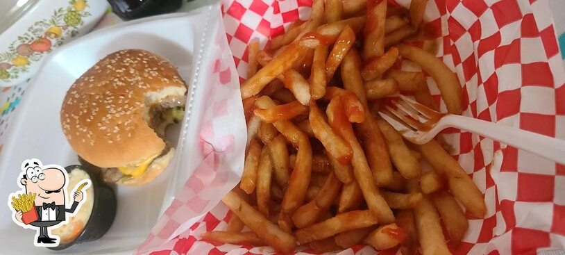 Menu at Shirley's Spud Wagon restaurant, Arichat