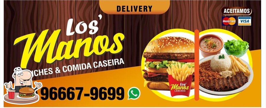 Menu at Los ' Manos, Mangaratiba