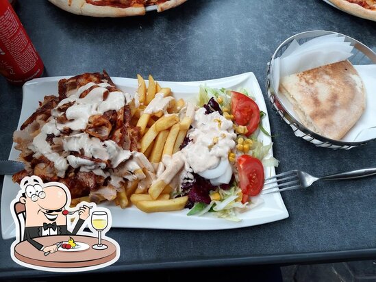 Menu au Arena Imbiss, Klaus