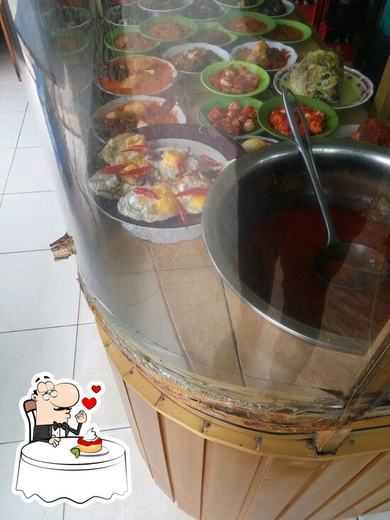 Menu at RM Minang Maimbau restaurant, Banda Aceh