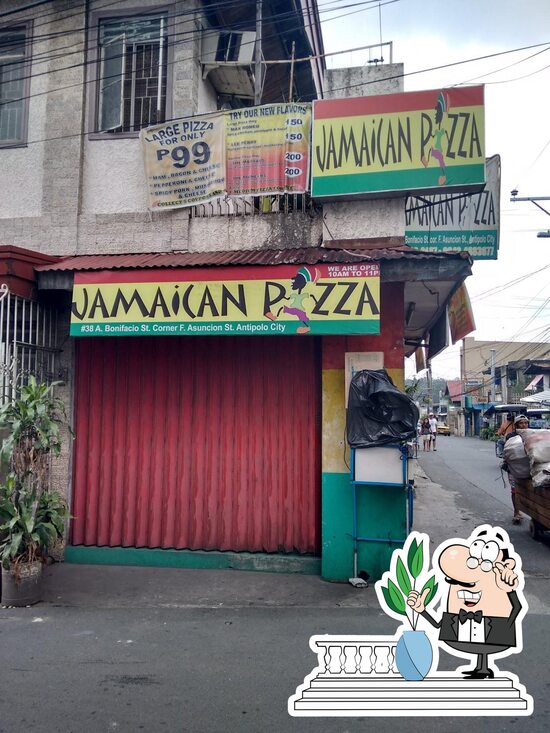 Menu at Jamaican Pizza restaurant, Antipolo