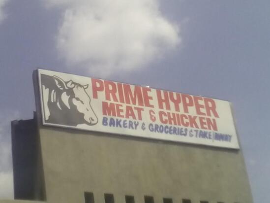 Menu at Prime Hyper Meat & Chicken, Boksburg