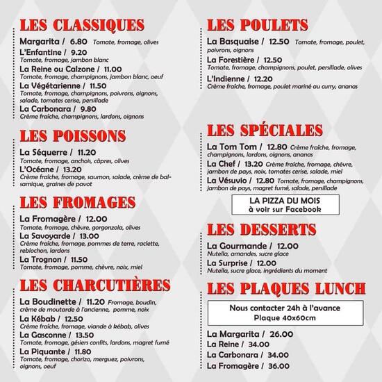 Menu at Loki pizza Igon restaurant, Igon