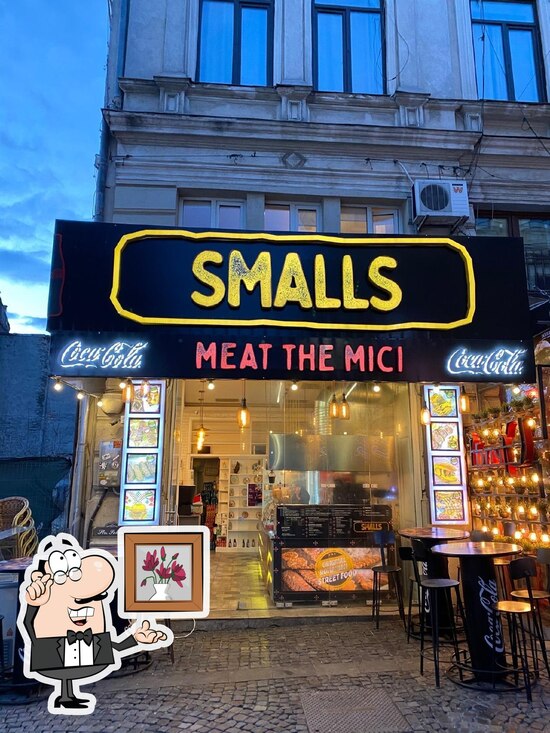 Menu at SMALLS, Bucharest