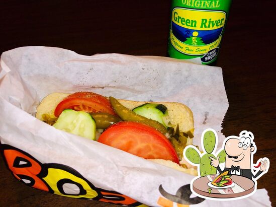 Menu at Boz Hot Dogs restaurant, Hazel Crest